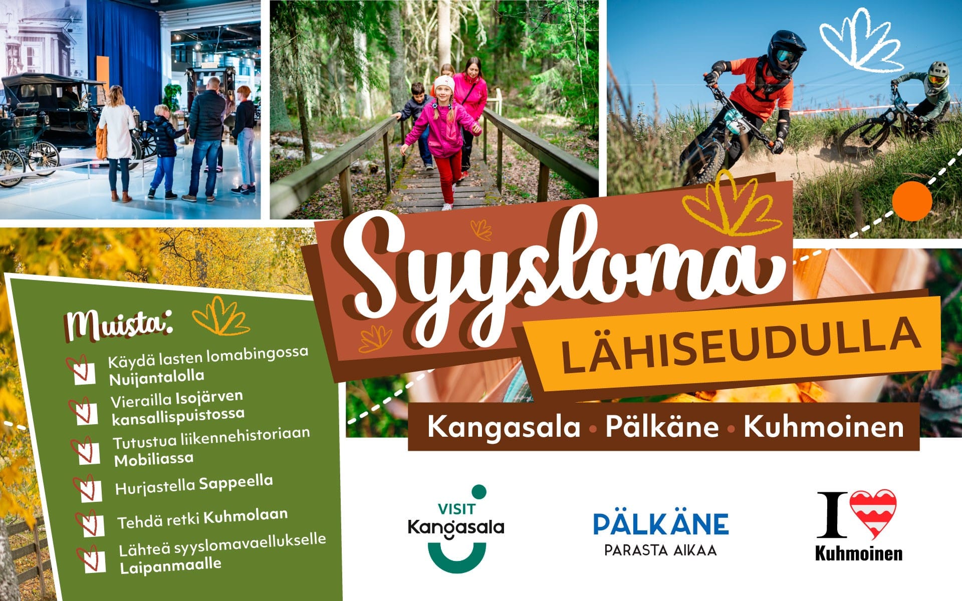 Syysloma Kangasala, Pälkäne, Kuhmoinen - Visit Kangasala